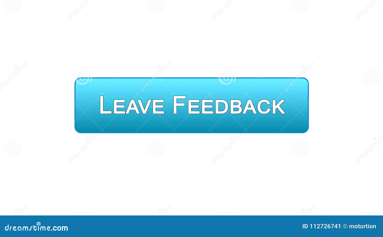 Leave Feedback Web Interface Button Blue Color, Client Comments, Site ...