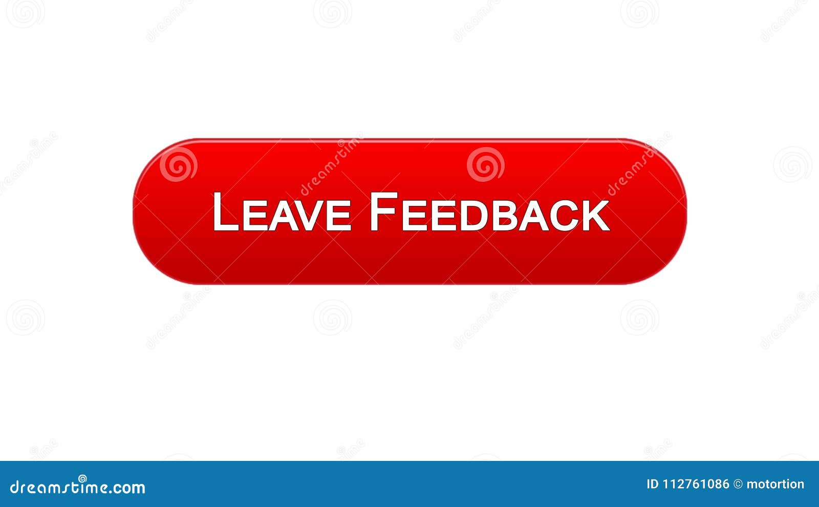 Leave Feedback Web Interface Button Red Color, Client Comments, Site ...