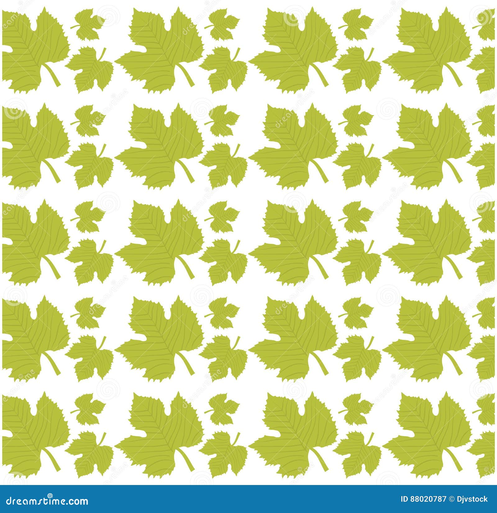 Leave Grape Seamless Pattern Design Stock Illustration - Illustration ...