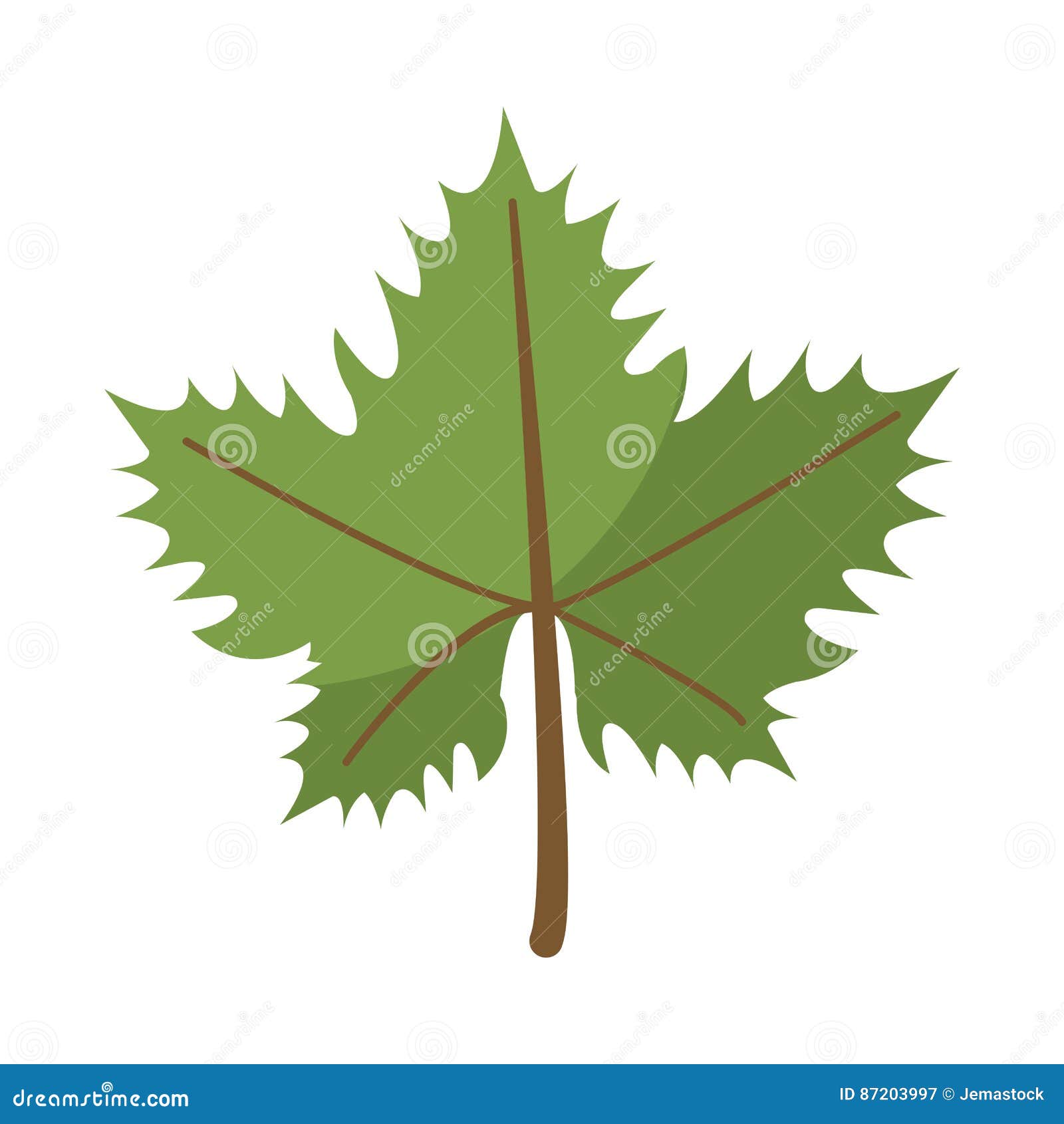 Leave Grape Wine Symbol Pictogram Vector Illustration | CartoonDealer ...