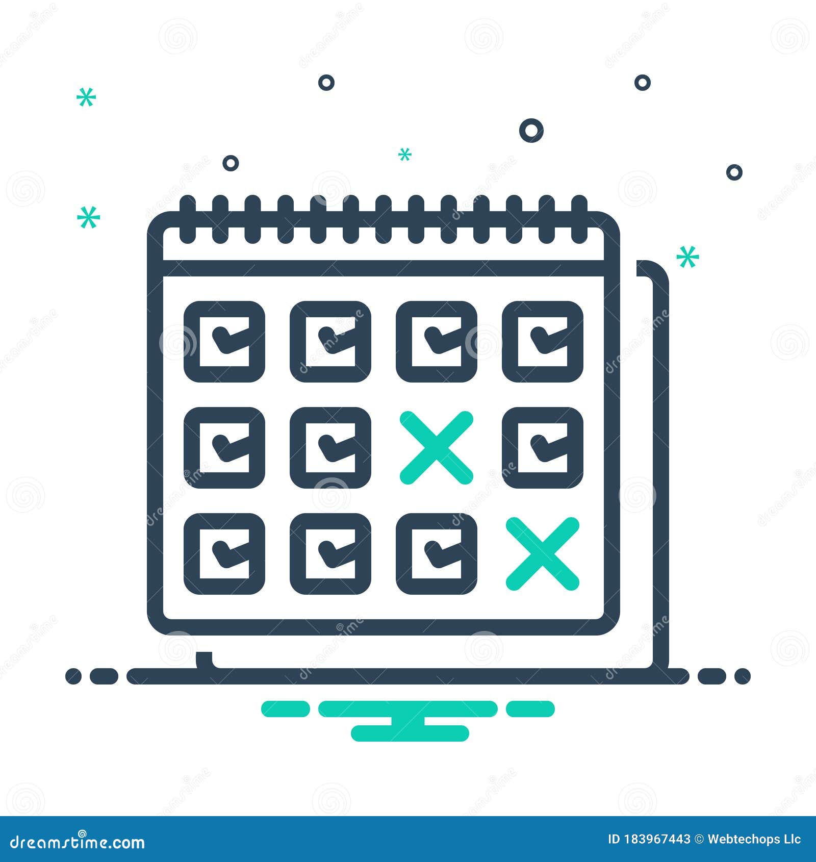 Mix Icon for Leave, Holiday and Vacation Stock Vector - Illustration of ...