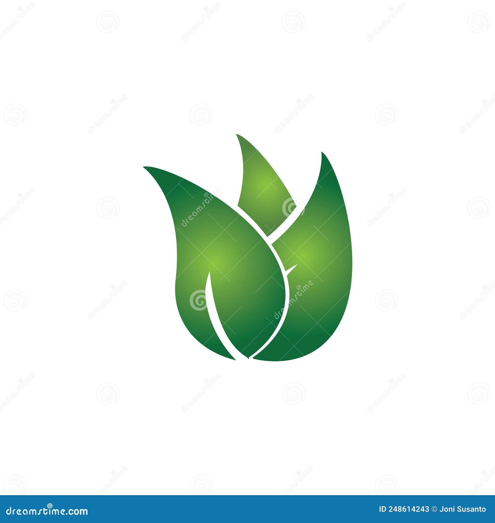 Leave Logo Vector Design and Icon Stock Vector - Illustration of ...