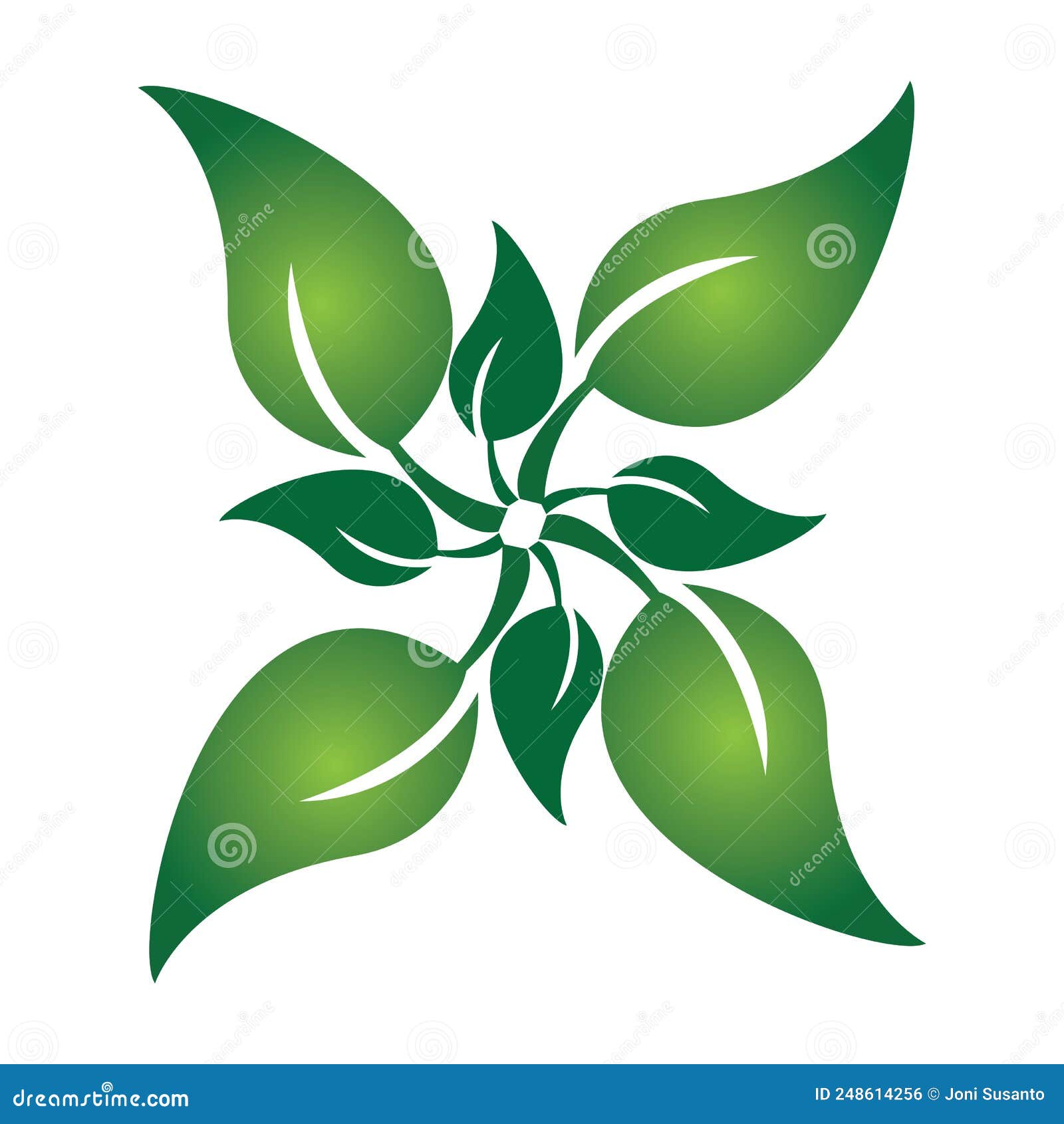 Leave Logo Vector Design and Icon Stock Vector - Illustration of herbal ...