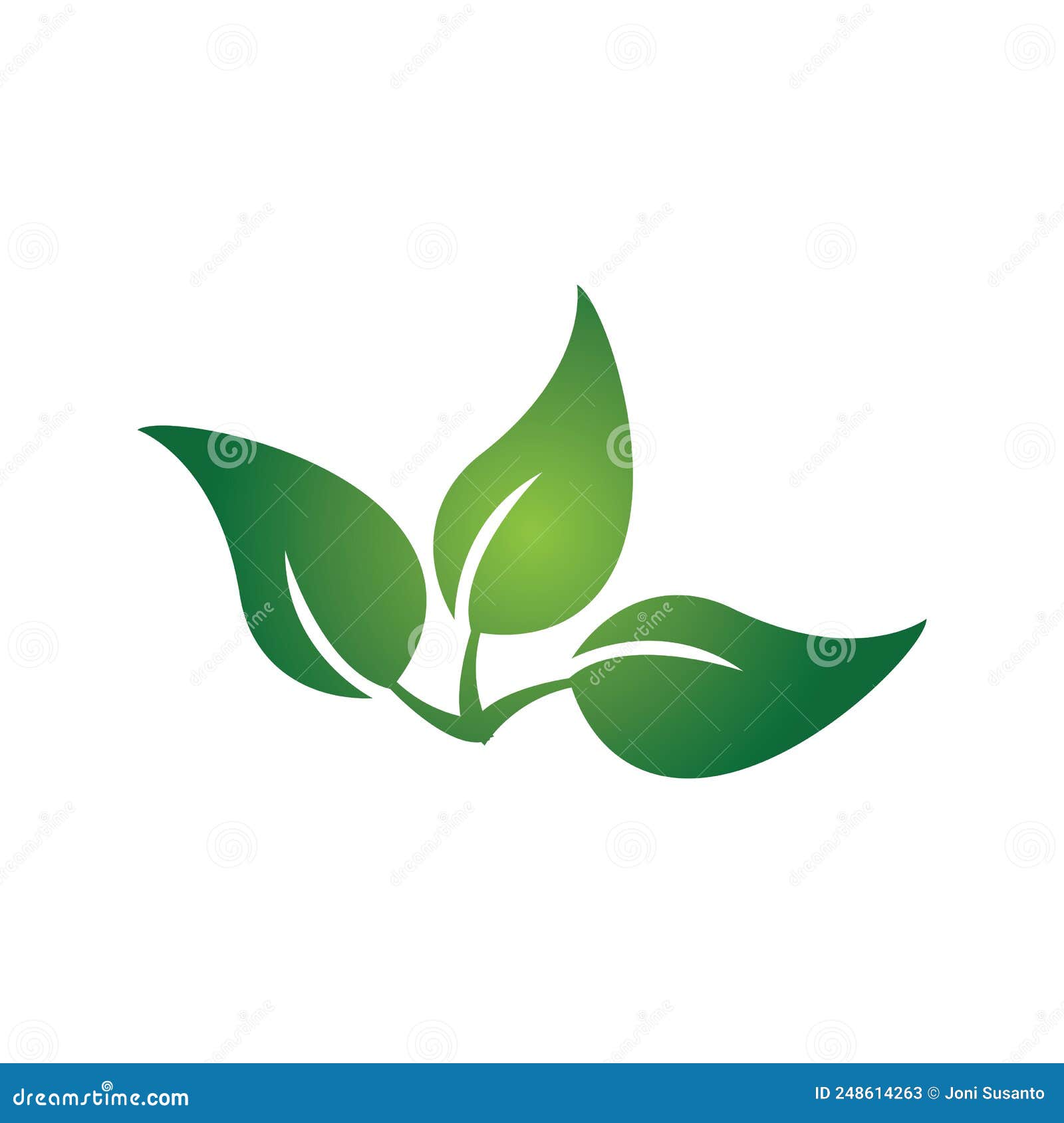 Leave Logo Vector Design and Icon Stock Vector - Illustration of ...