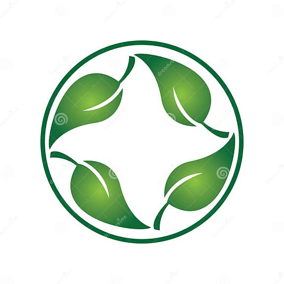 Leave Logo Vector Symbol Design and Icon Stock Vector - Illustration of ...