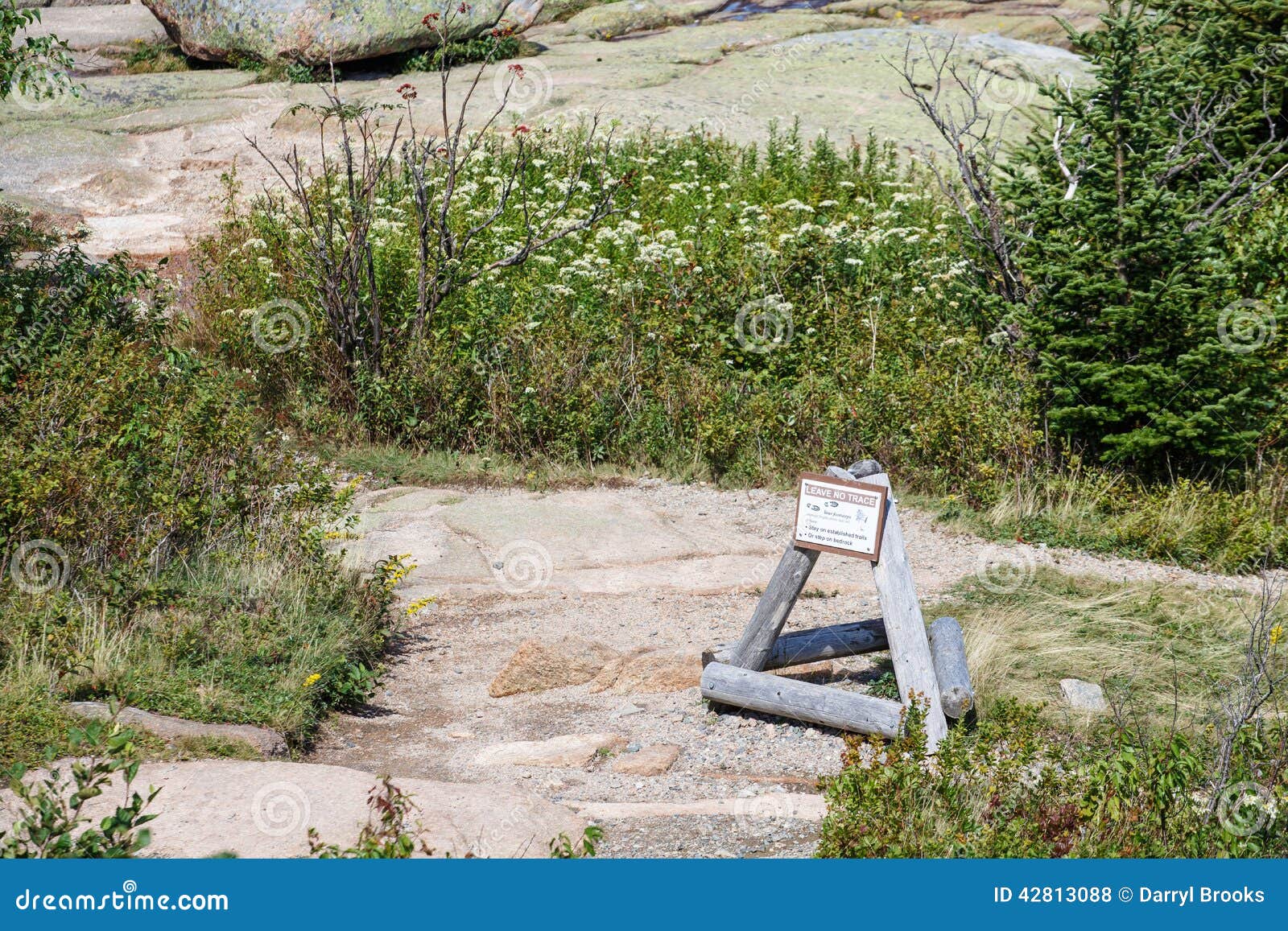 Leave No Trace stock photo. Image of signage, wilderness - 42813088