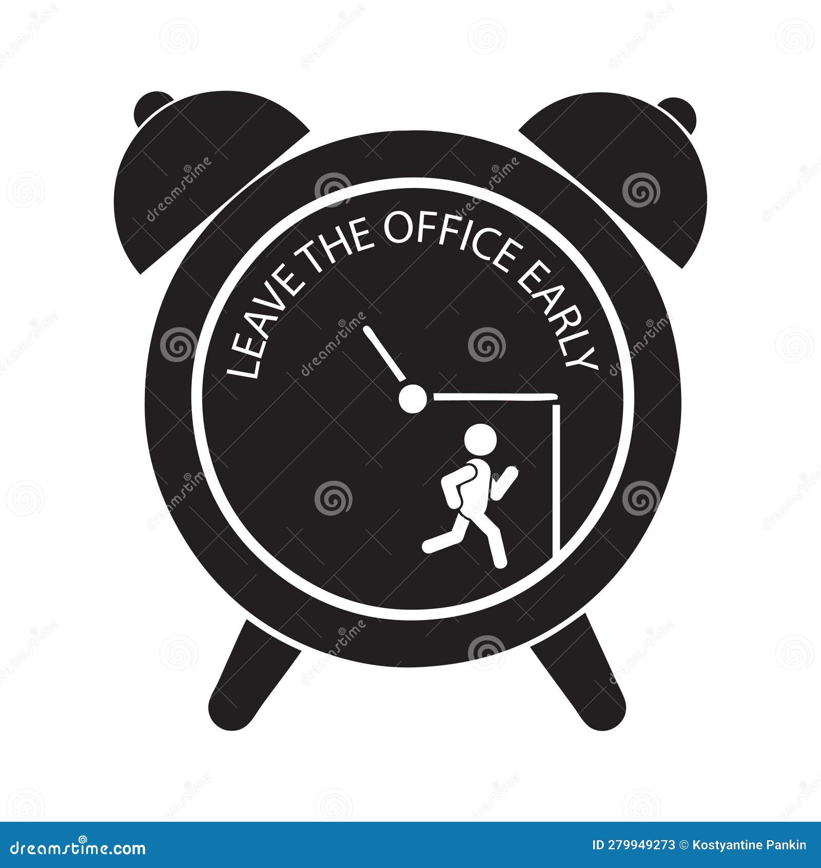 Leave the Office Early stock vector. Illustration of care - 279949273