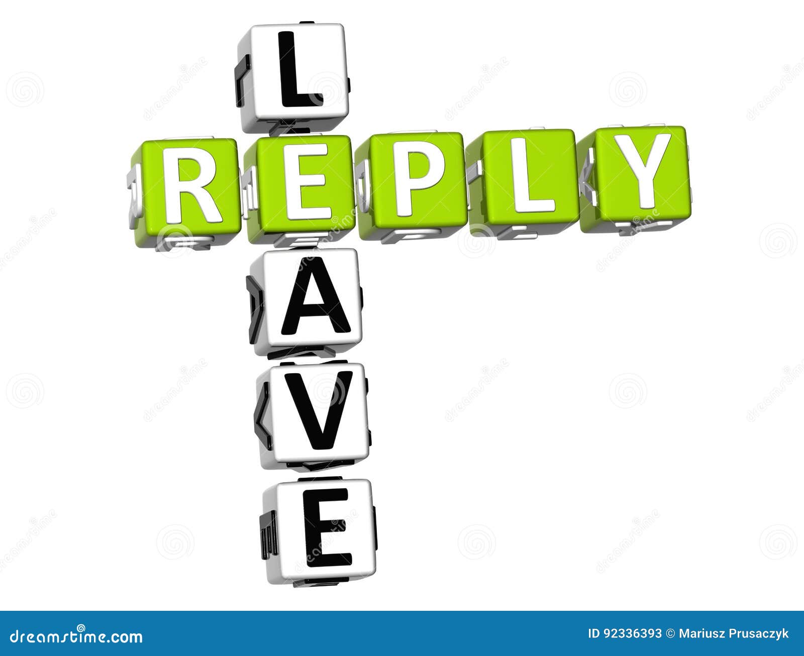 Leave Reply Crossword stock illustration. Illustration of crossword ...