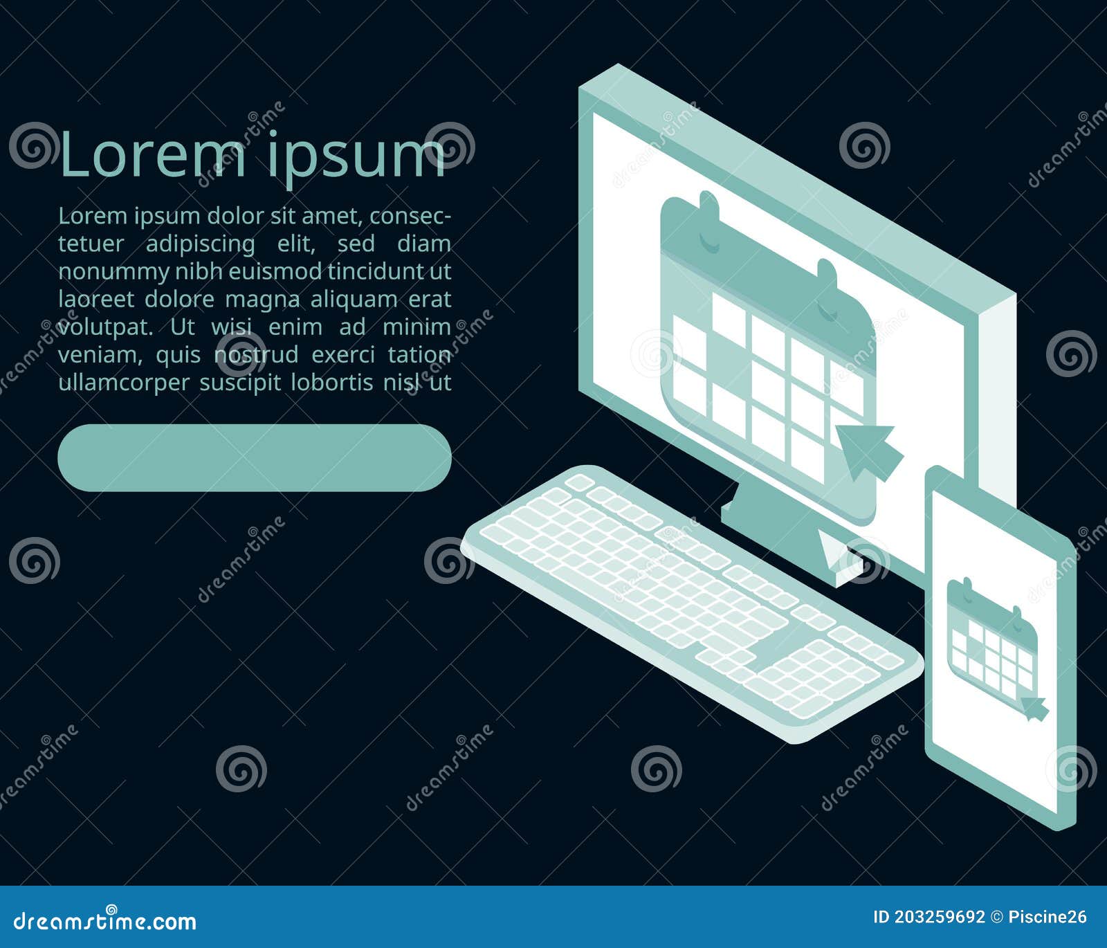 Leave Request Online Form in Human Resources Banner Stock Vector ...