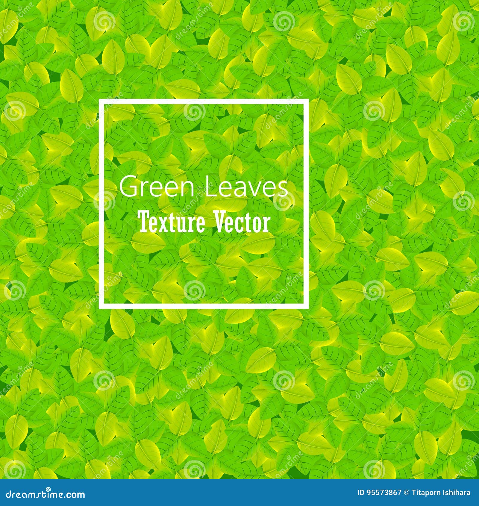 Leave Texture Background Vector Stock Vector - Illustration of foliage ...