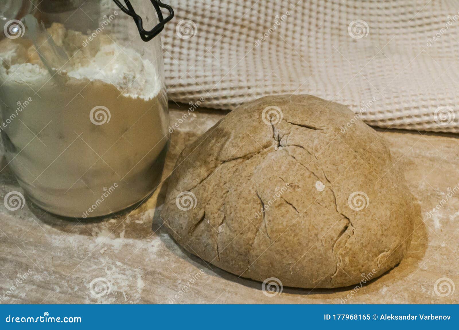 Leavened Bread, Whole Grain Rye Bread With Pumpkin And Sunflower Seeds ...