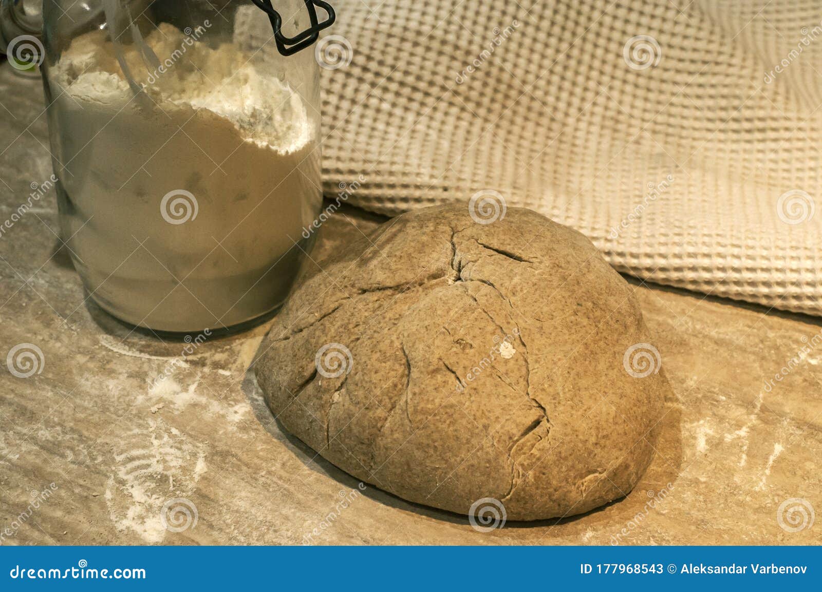 Leavened Bread, Whole Grain Rye Bread With Pumpkin And Sunflower Seeds ...