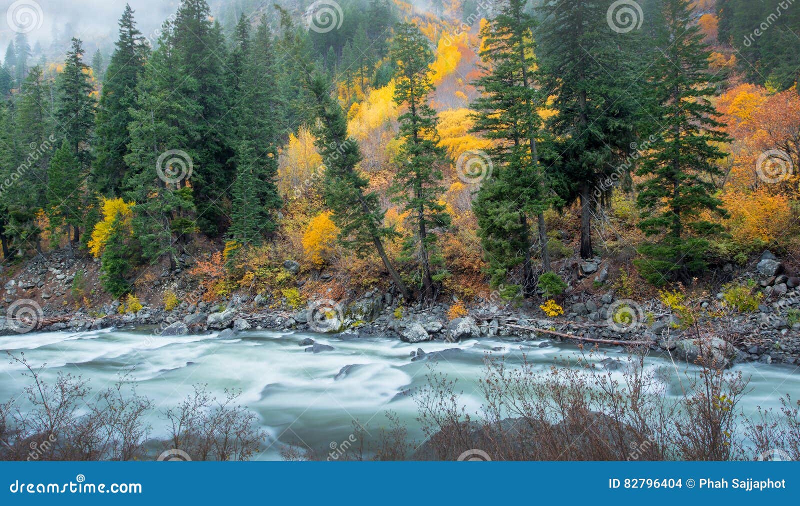 Leavenworth in Autumn stock photo. Image of scenery, autumn - 82796404