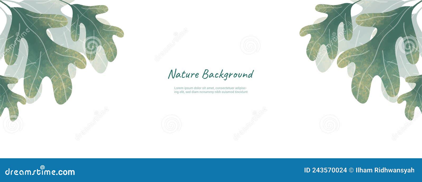 Leaves Background Design Vector for Green Environment Stock Vector ...