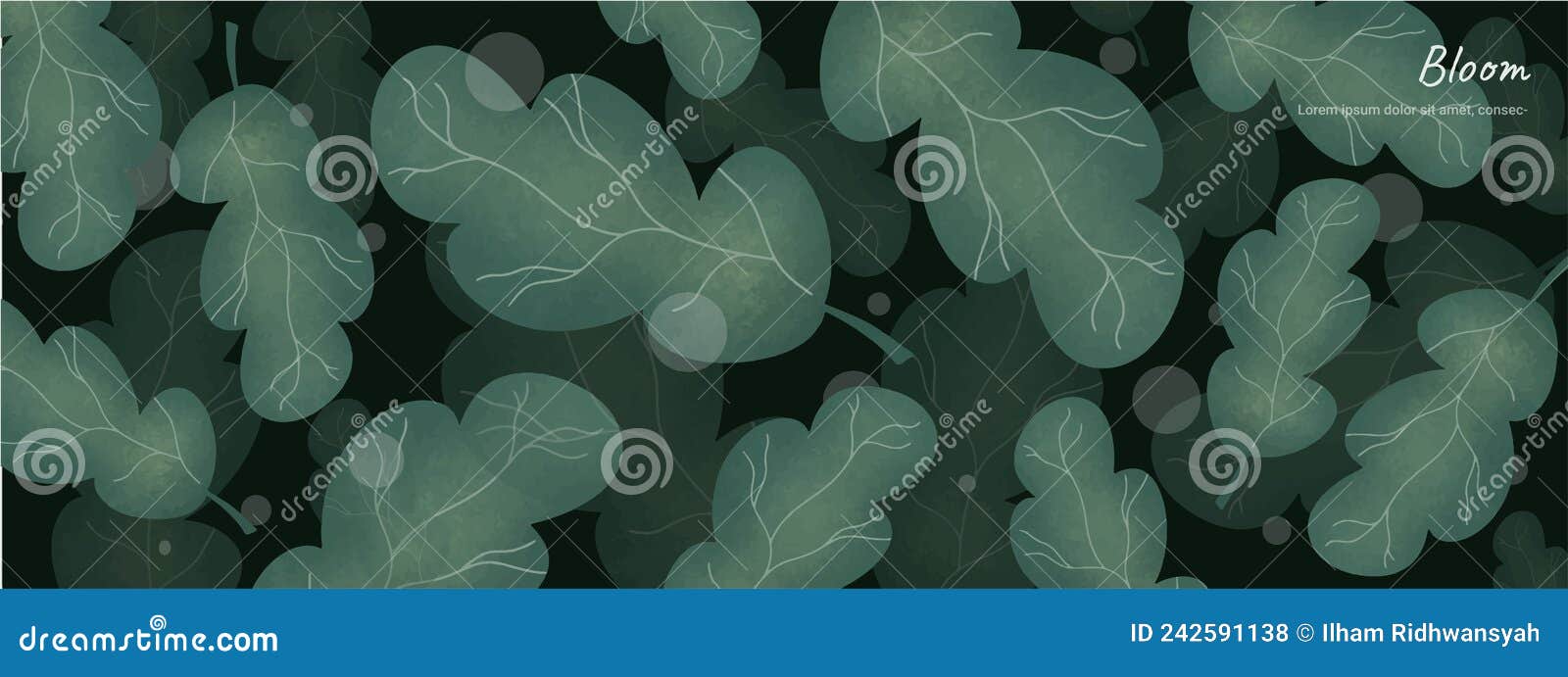 Leaves Background Design Vector for Green Environment Stock Vector ...