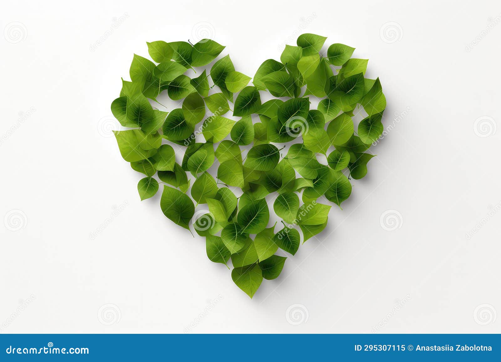 Leaves Forming Heart Shape, Representing World Environment Day and ...