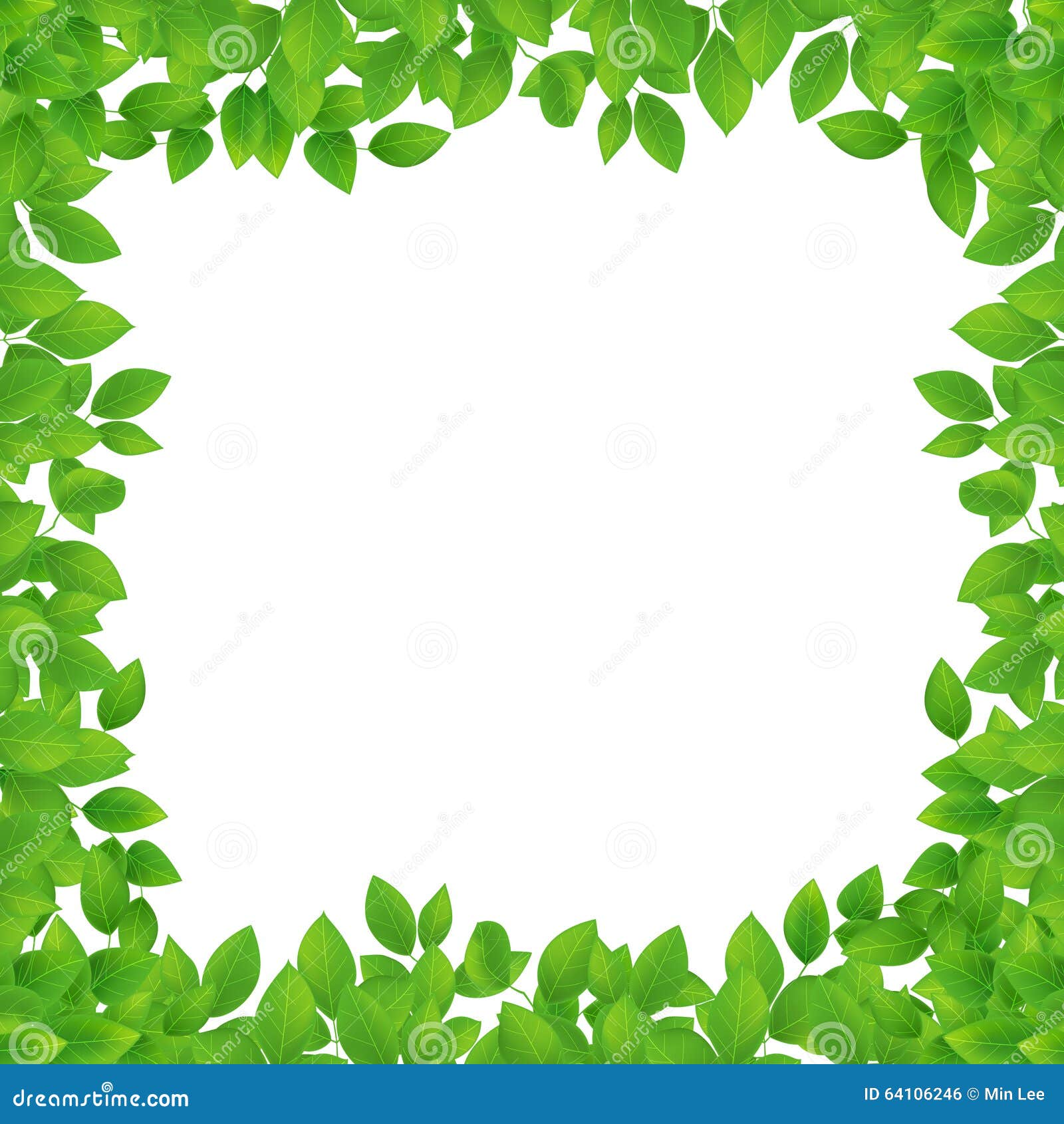 Leaves Frame Stock Vector - Image: 64106246