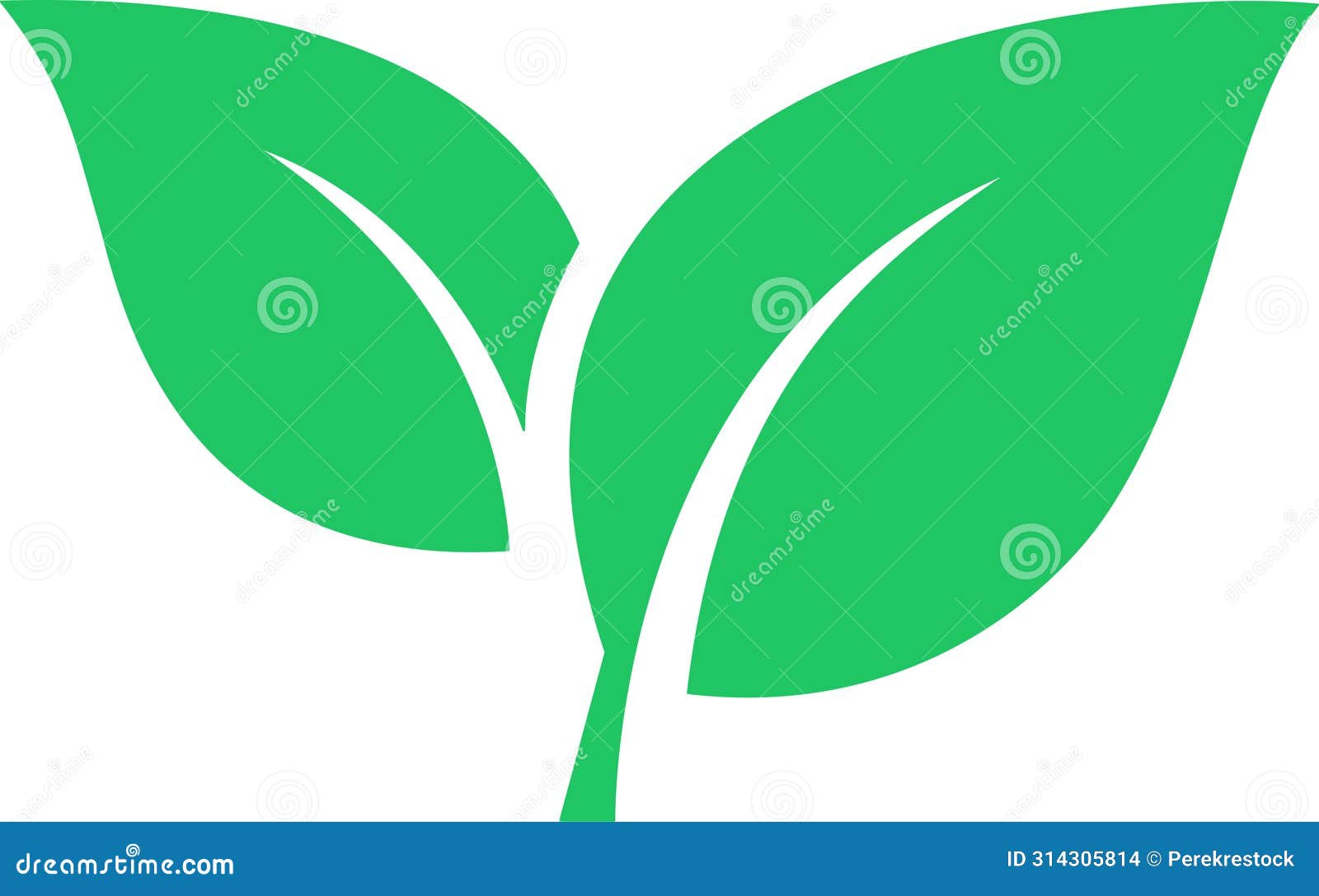 Leaves Icon As an Environmental Impact Issues Sign Stock Vector ...
