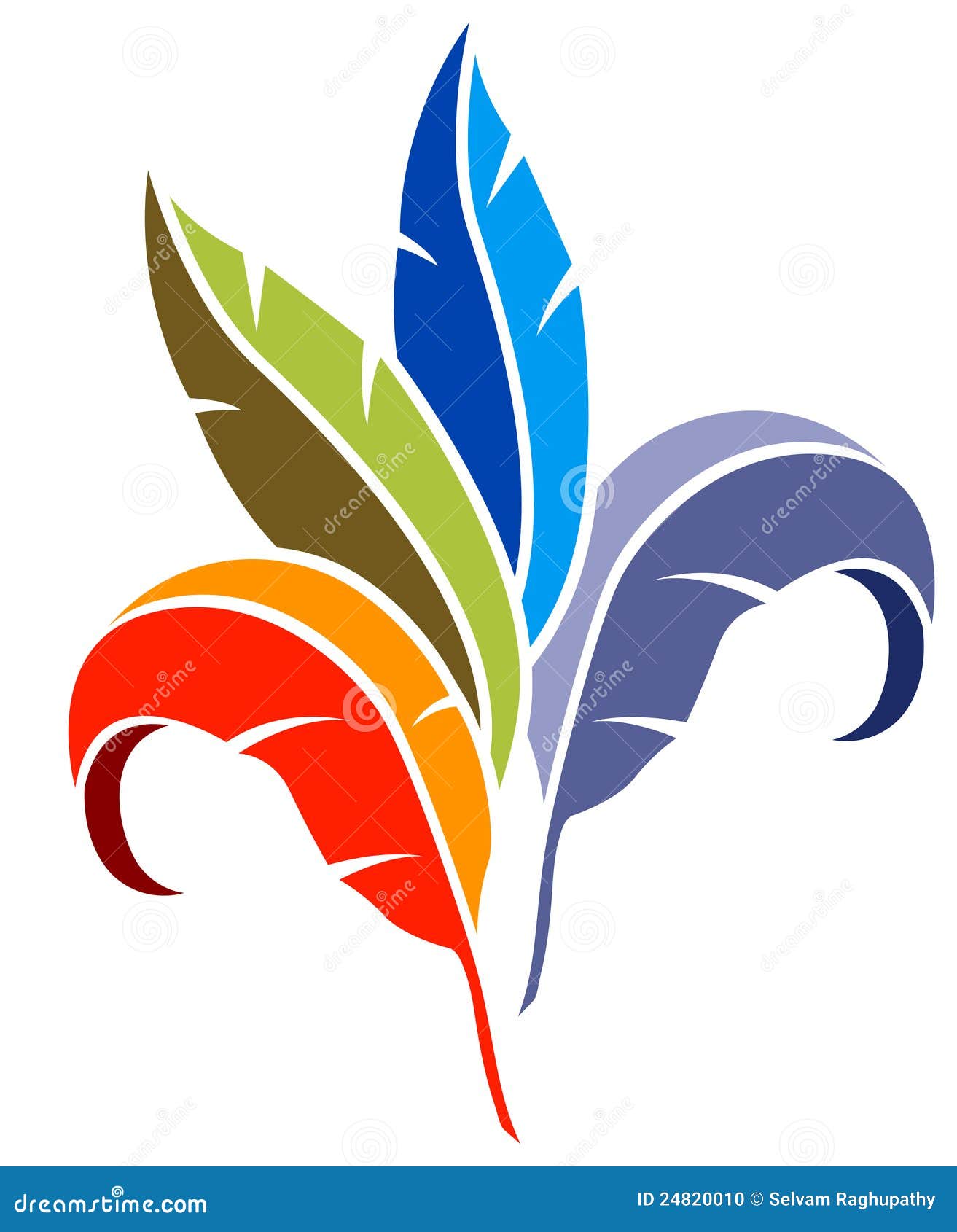 Leaves logo stock vector. Illustration of symbol, drawing - 24820010