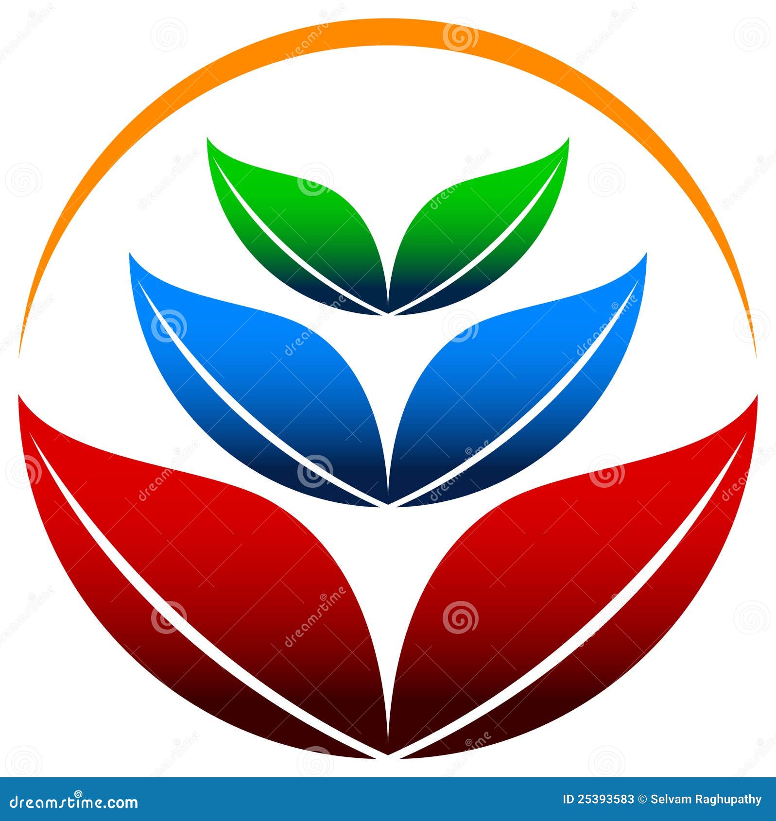 Leaves logo stock vector. Illustration of clip, fresh - 25393583