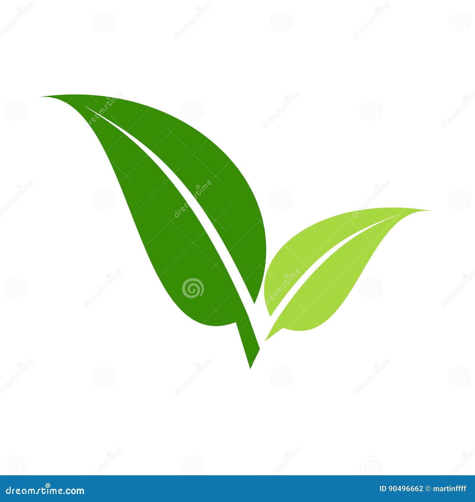 Leaves logo, vector stock vector. Illustration of nature - 90496662