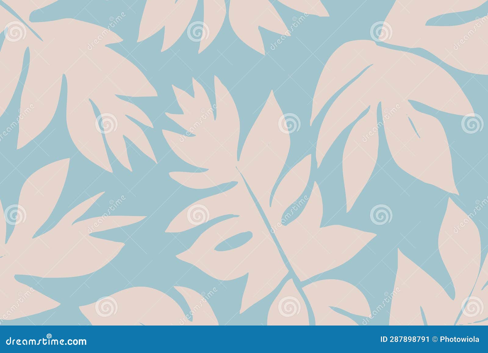 Leaves . Minimalist Background with a Botanical Pattern. Stock ...