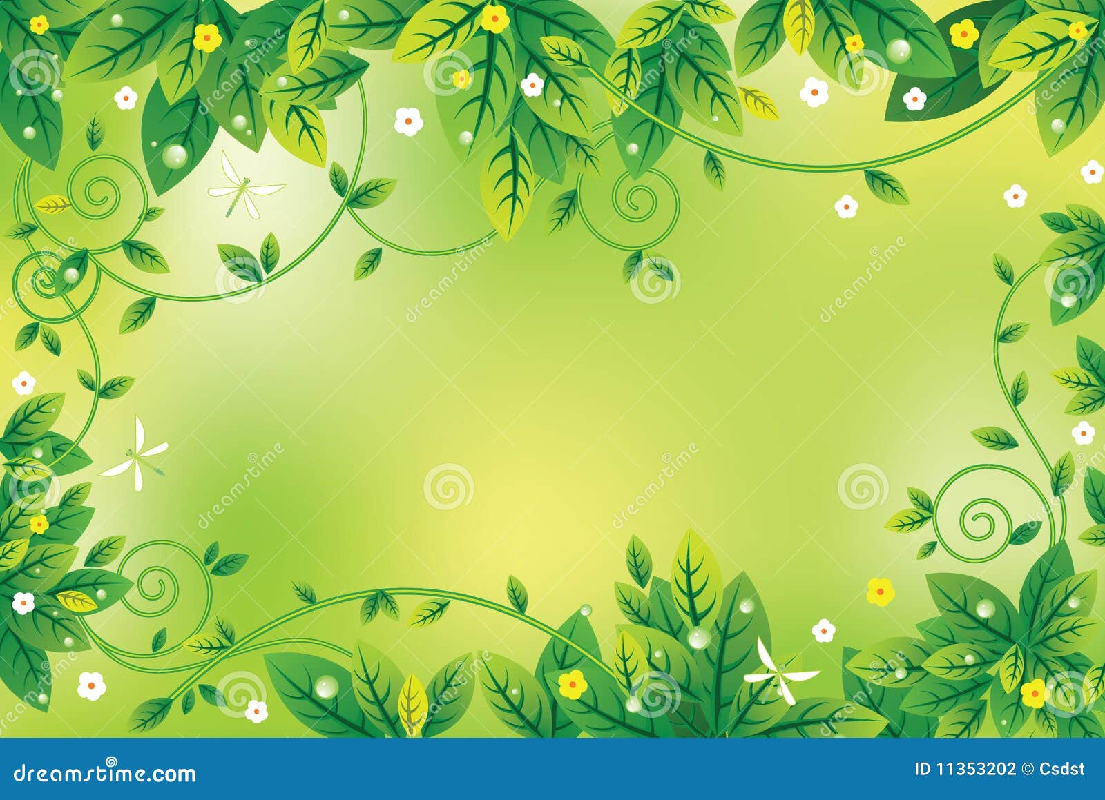 Leaves noticeboard stock vector. Illustration of leaf - 11353202