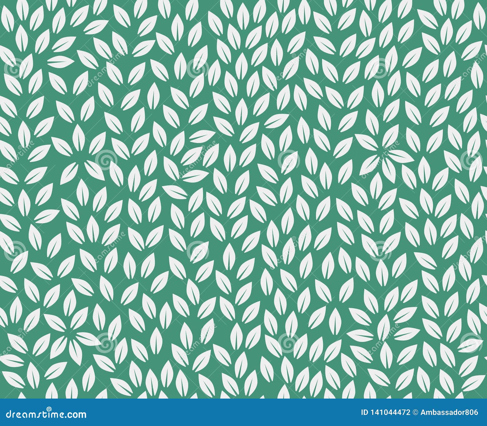 Leaves Pattern. Endless Background. Seamless Nature Wallpaper Stock ...