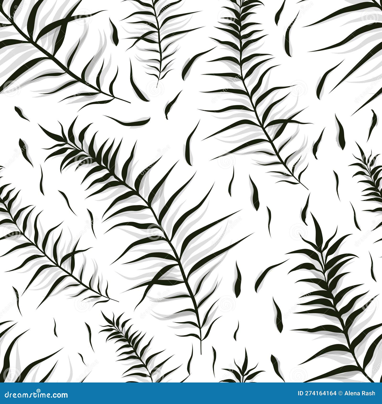 Leaves Pattern Green Dark Green Tiny Leaf Stock Vector - Illustration ...