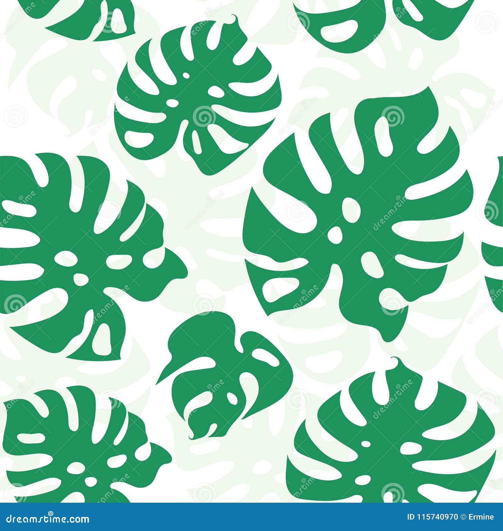 Leaves Pattern. Simple Leaves Pattern Stock Illustration - Illustration ...