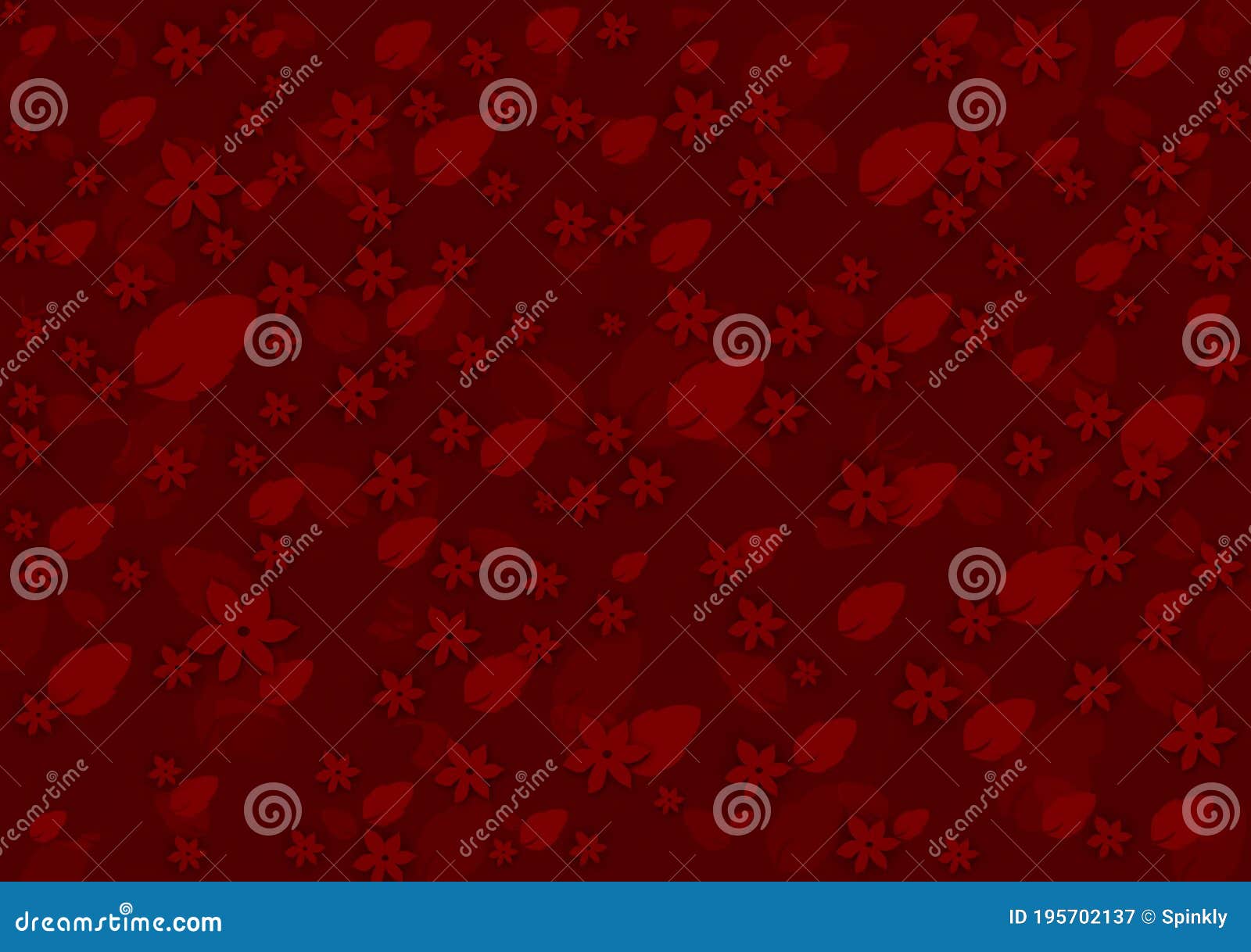 Leaves Random Pattern Design for Wallpaper Stock Illustration ...