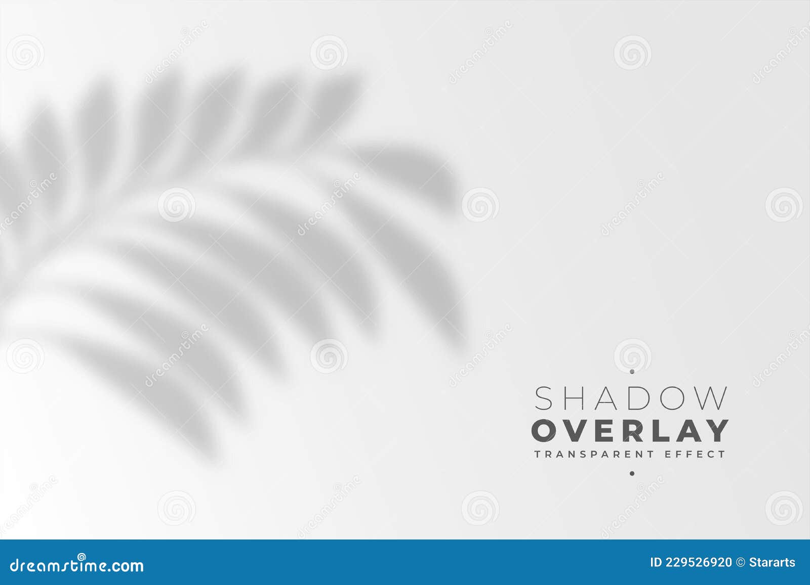 Leaves Shadow Overlay Effect Background Stock Vector - Illustration of ...