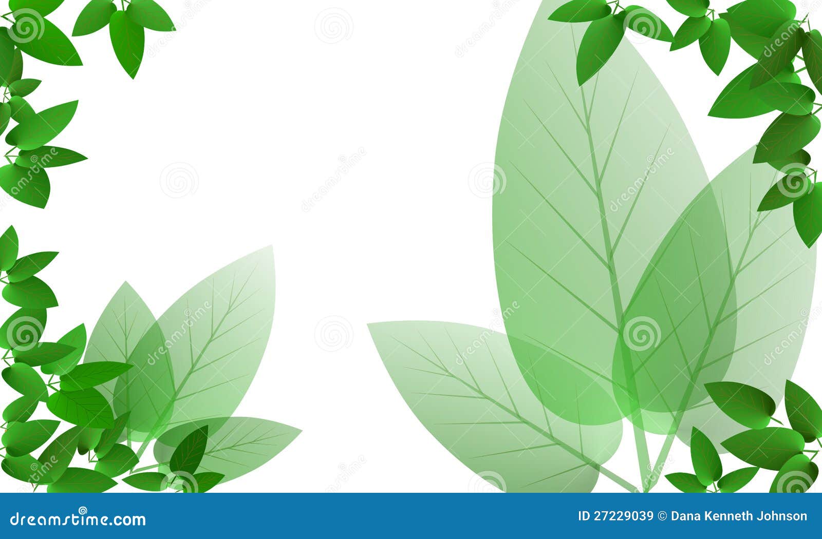 Leaves of Spring 1 stock illustration. Illustration of design - 27229039