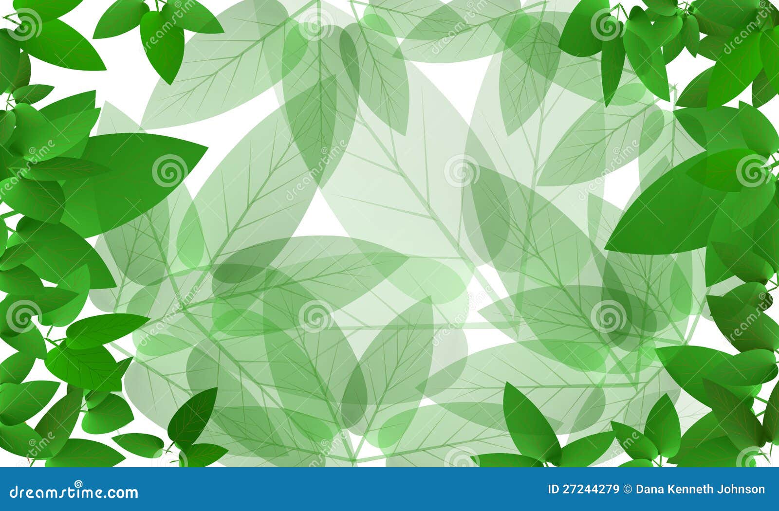 Leaves of Spring 4 stock illustration. Illustration of gradient - 27244279