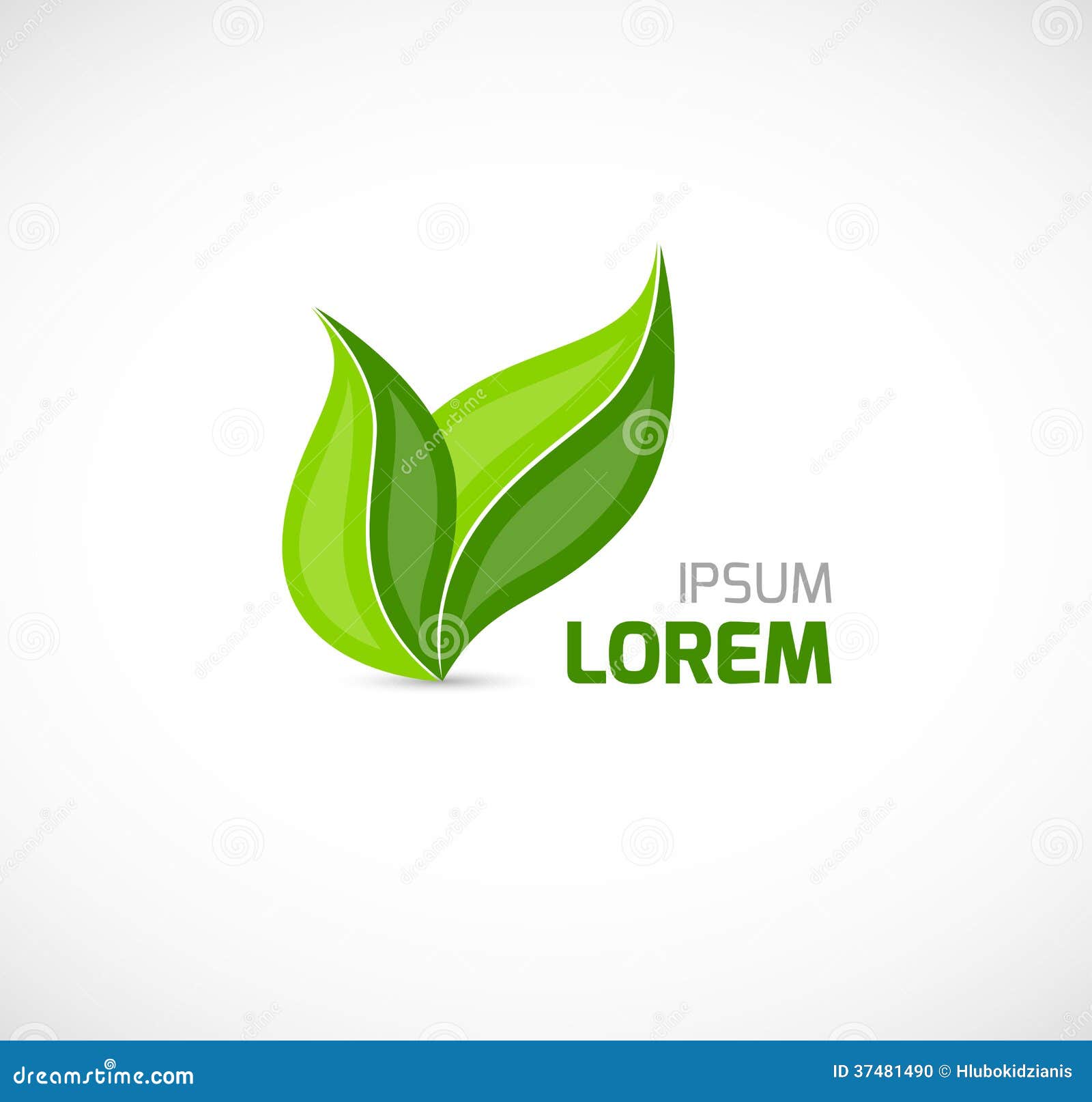 Leaves symbol stock vector. Illustration of company, element - 37481490