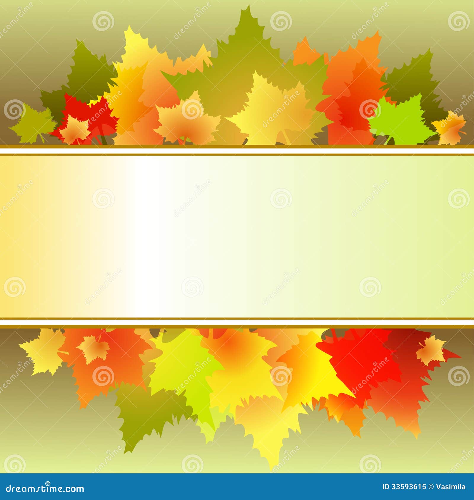 Leaves text box stock vector. Illustration of design - 33593615