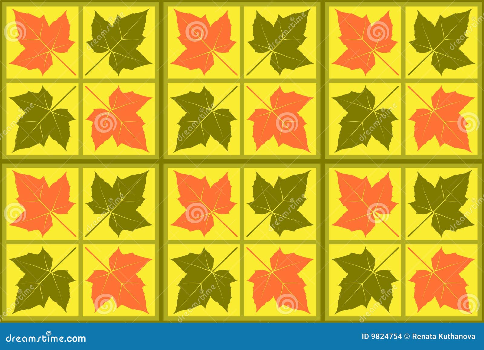 Leaves Texture Vector Illustration | CartoonDealer.com #9824754