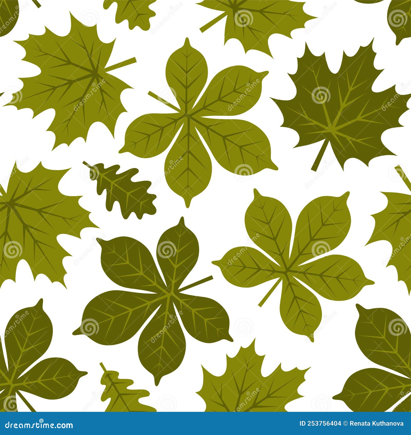 Leaves texture stock vector. Illustration of spring - 253756404