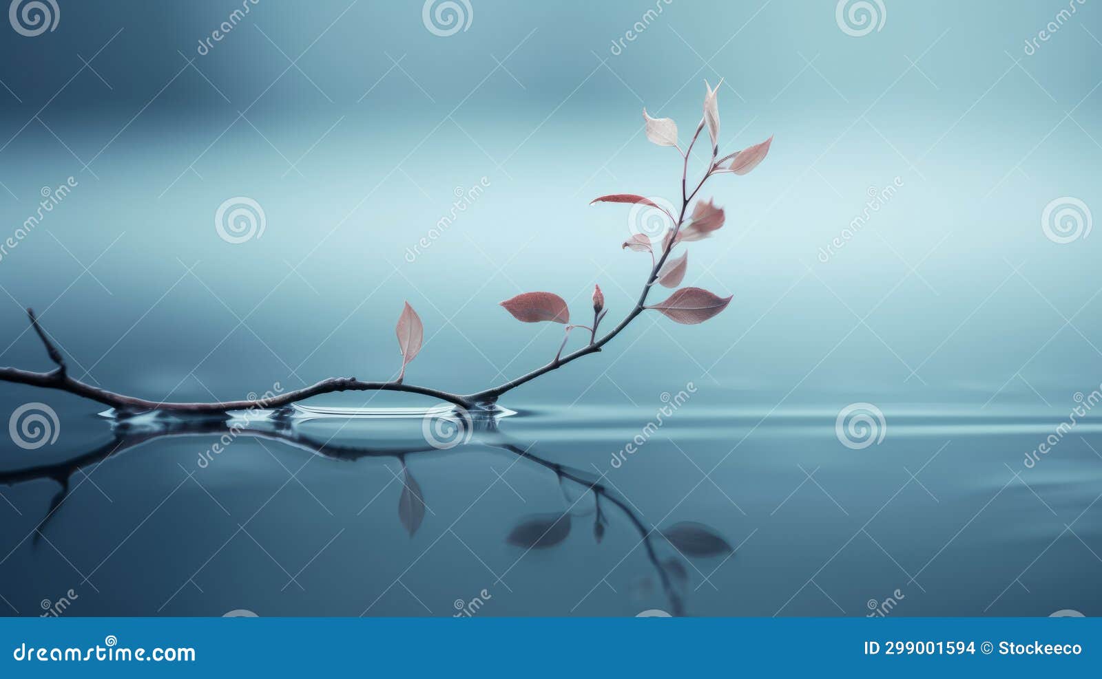 Surreal Still Image: Muted Tones and Delicate Flora in Graceful Balance ...