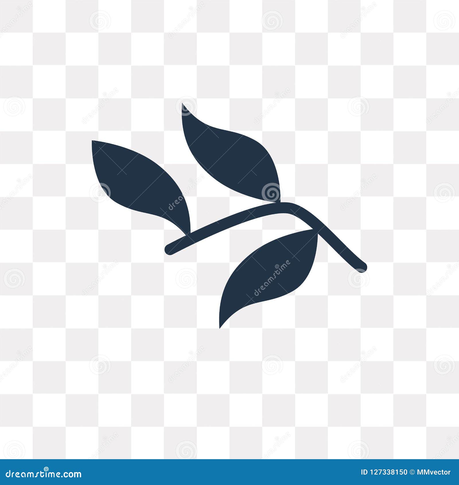 Leaves Vector Icon Isolated on Transparent Background, Leaves T Stock ...