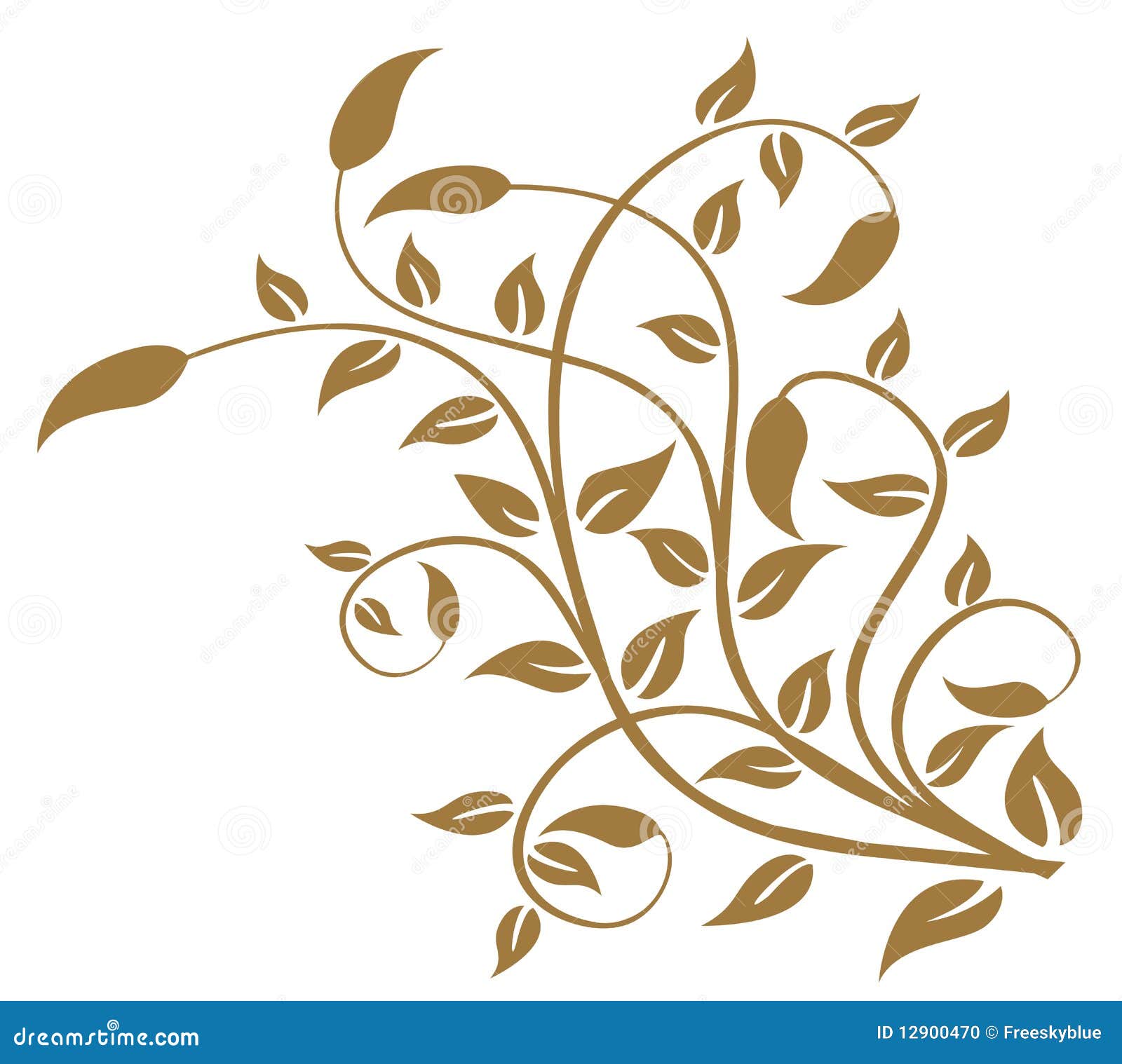 Leaves And Vines Pattern Stock Photography | CartoonDealer.com #12900470