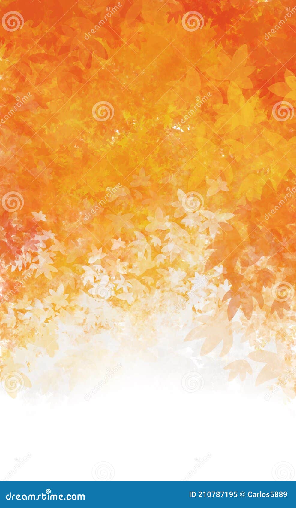 Leaves Wallpaper Pattern. Fall Design Template. Abstract Design ...