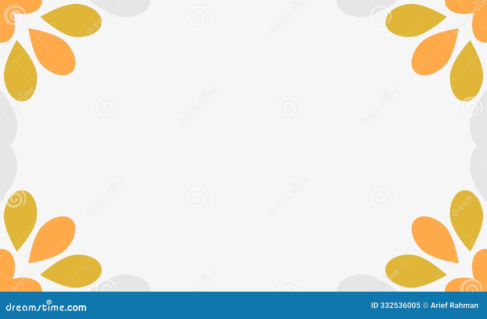 Leaves on a White Background with Space for Text. Vector Illustration ...