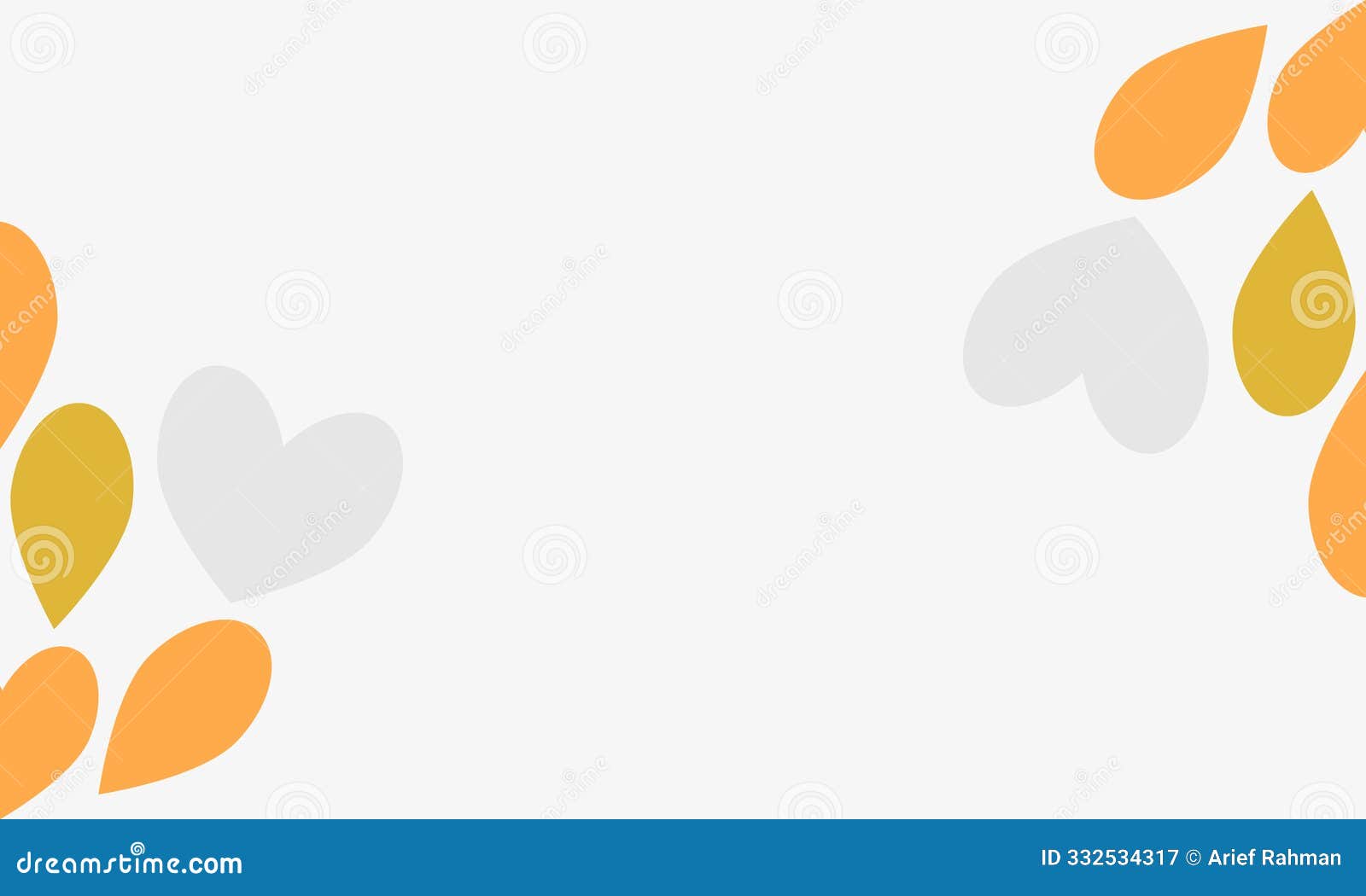 Leaves on a White Background with Space for Text. Vector Illustration ...