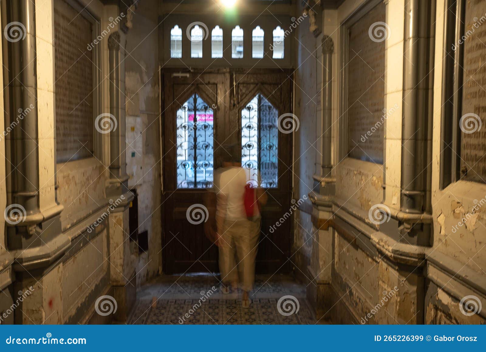 Leaving the Building through a Big Fancy Old Gate Editorial Stock Image ...