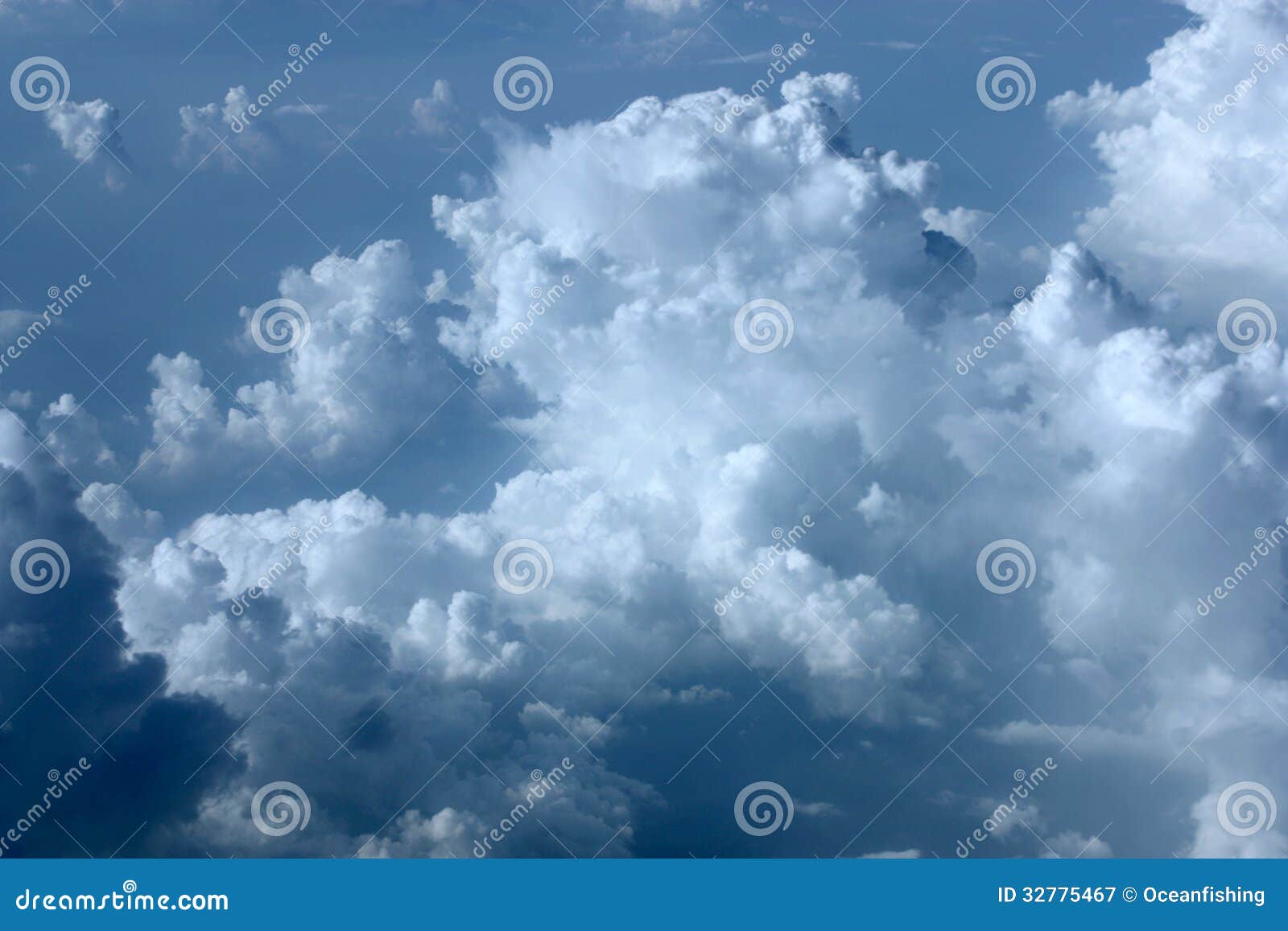 Leaving the Clouds Behind stock image. Image of airplane - 32775467