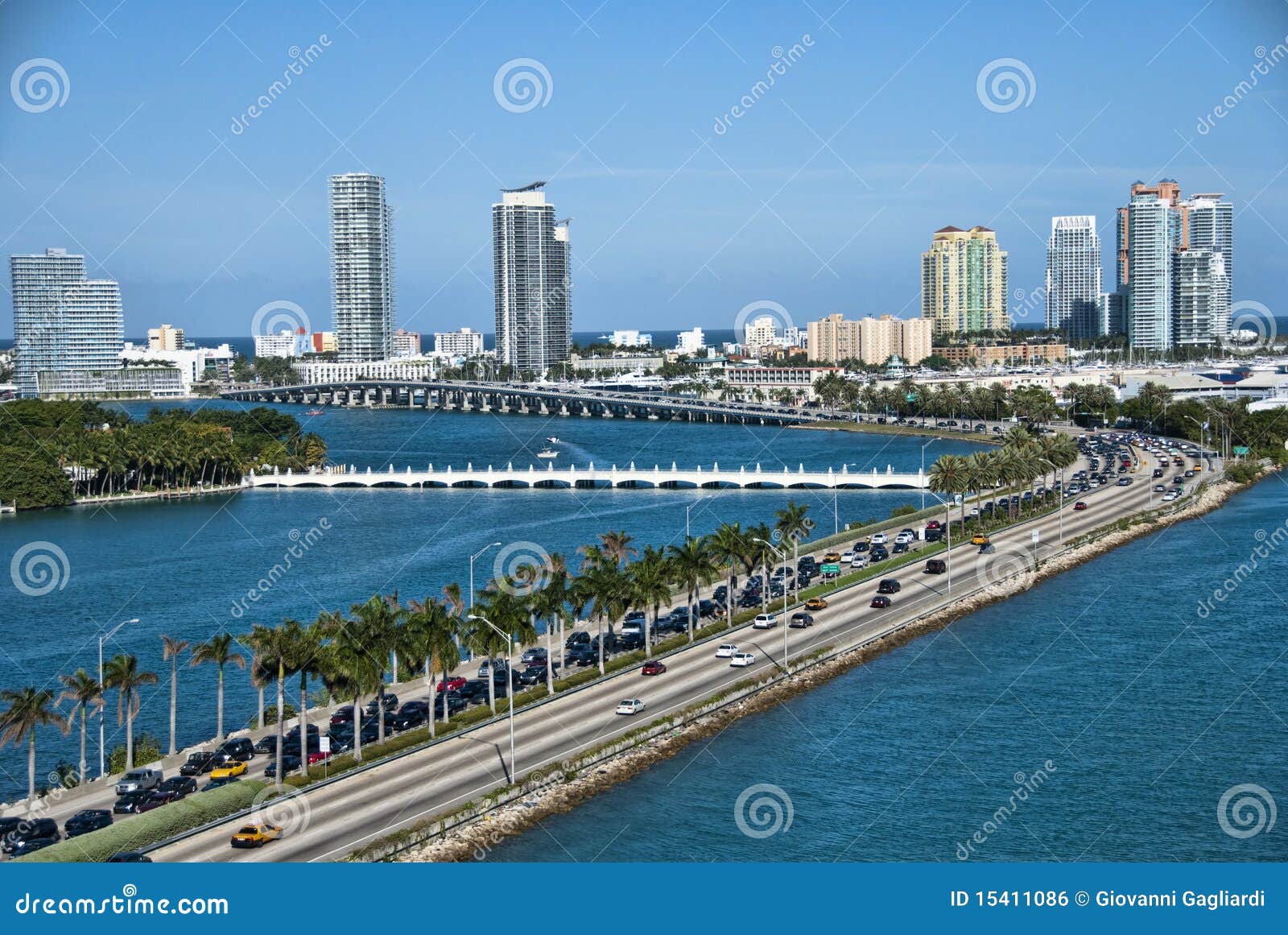 Leaving Miami, Florida stock photo. Image of building - 15411086