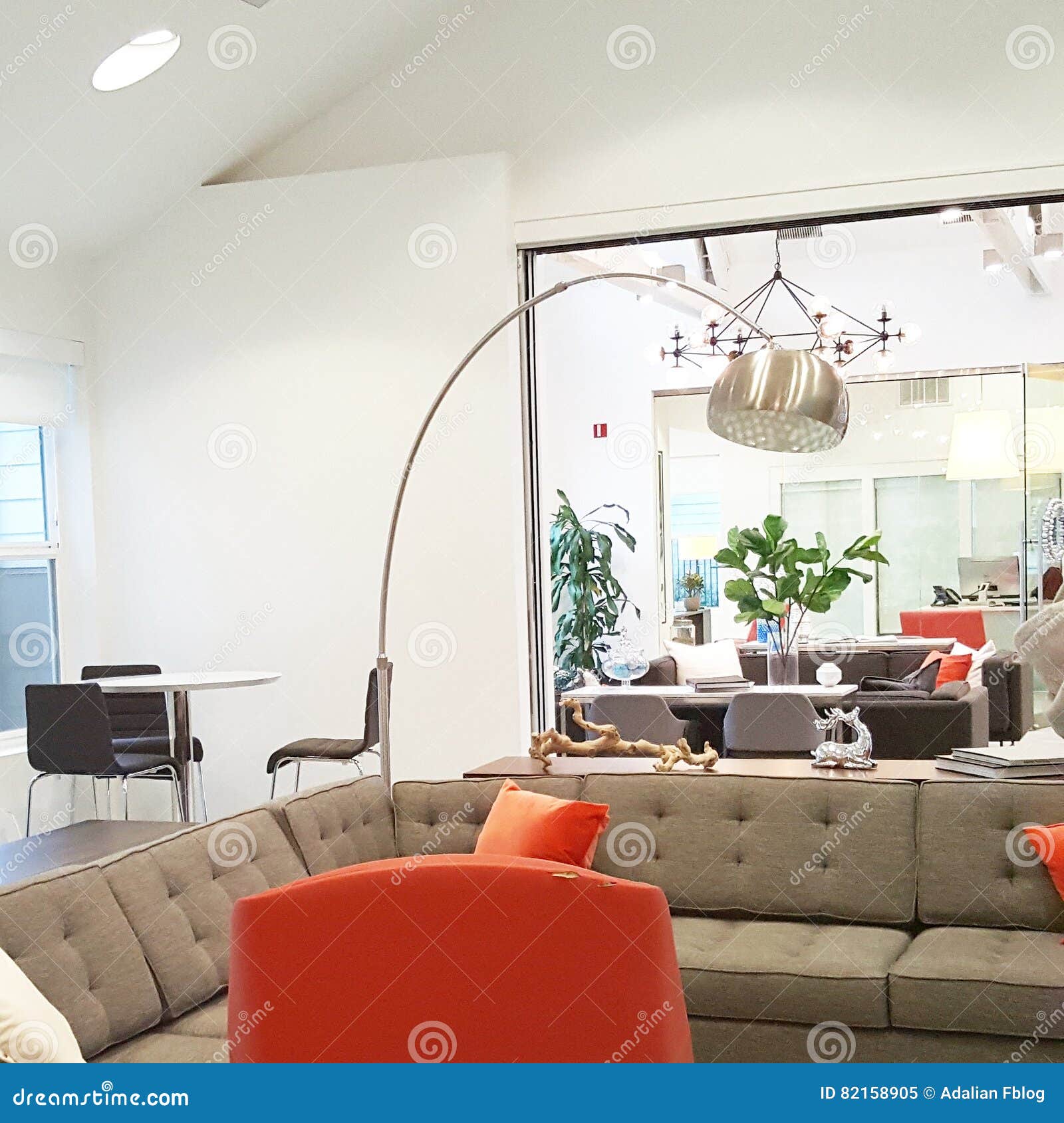 Leaving room stock image. Image of style, sofa, diningtable - 82158905