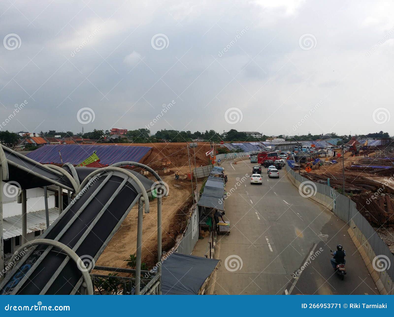 Lebak Bulus MRT Station Construction Process Editorial Photo ...