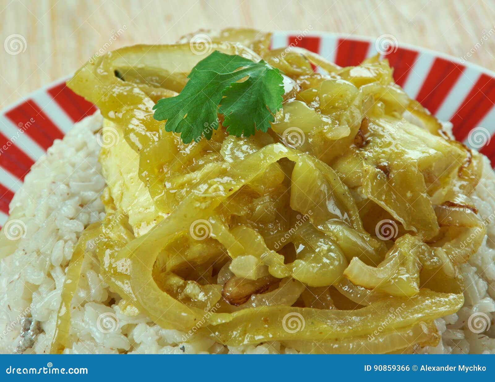 Lebanese Baked Fish with Rice Stock Photo - Image of lebanon, dish ...